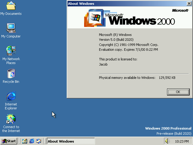 Windows 2000 2000.1, 2020, 2031