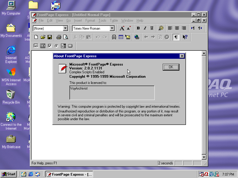 Compaq Presario 7000T